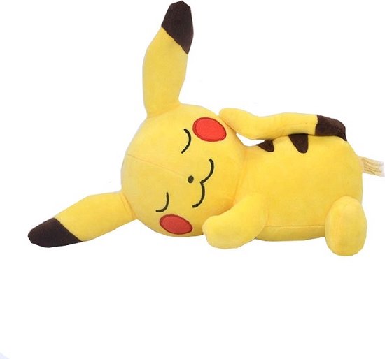 Nieuwe Pokemon 20-25Cm Anime Figuur Pikachu Slapen Leuke Scream Pluche ...