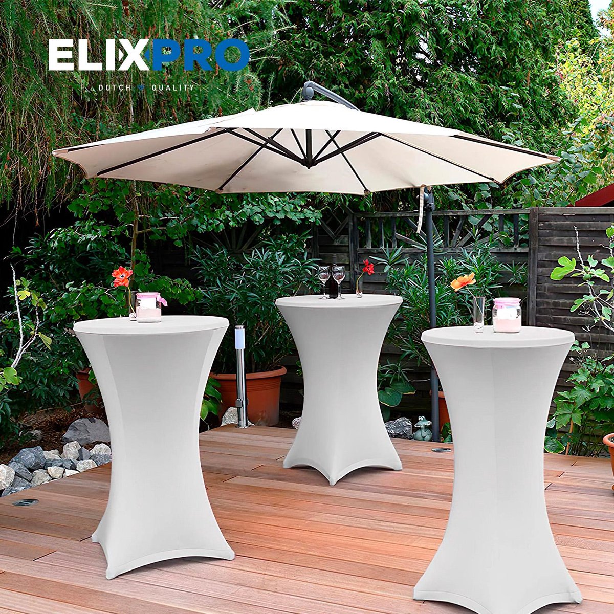 ElixPro - Stevig robuuste statafel 4x - Statafel set - party tafel ...