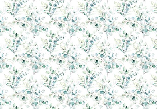 Fotobehang - Vlies Behang - Blaadjes - Bladeren - 254 x 184 cm | bol