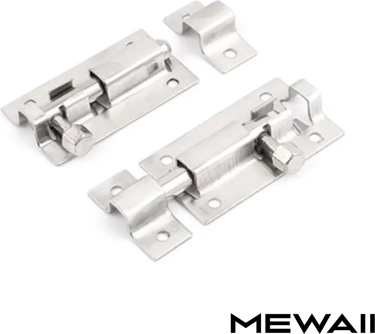MEWAll® Schuifslot met vergrendeling en hangslotgat 75x38mm ...
