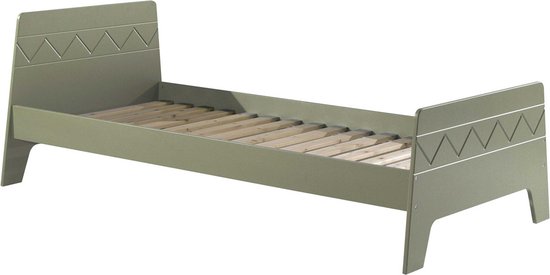 Vipack - Kinderbed Willemina - 90x200 - Groen | bol