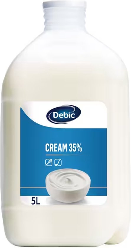 Debic Slagroom zonder suiker 5L can | bol