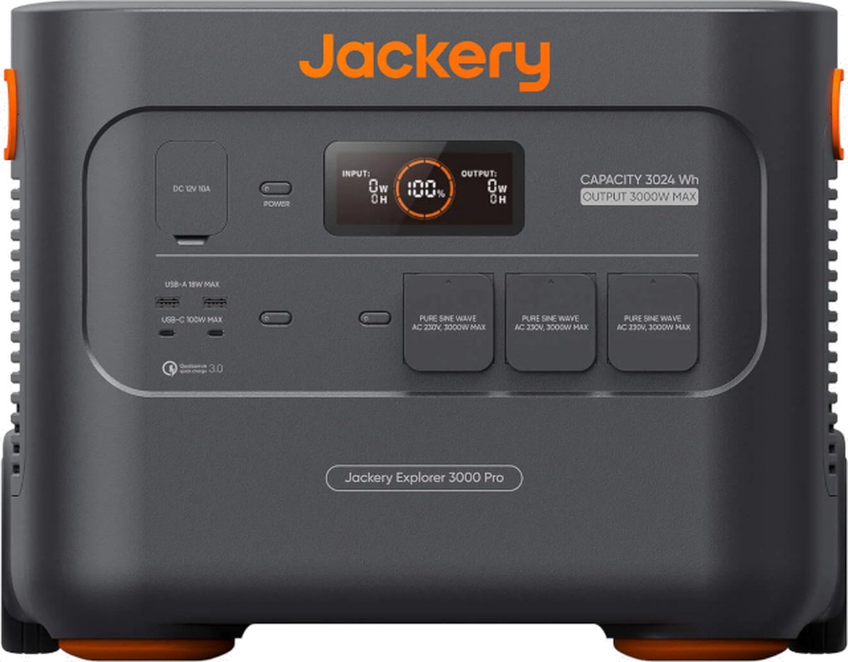 Jackery Explorer 3000 Pro – Draagbare Powerstation (EU) - 3024 Wh ...