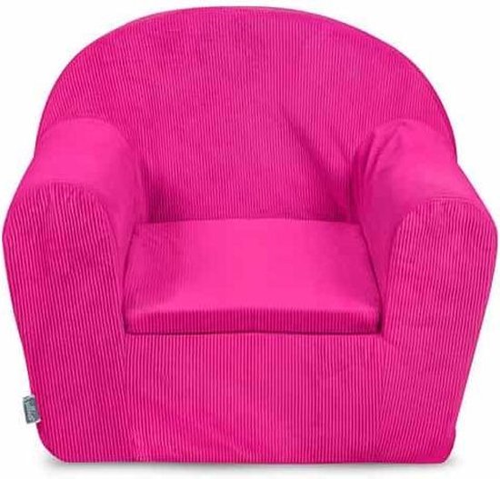 Jollein Corduroy Kinderfauteuil - Fuchsia | bol.com