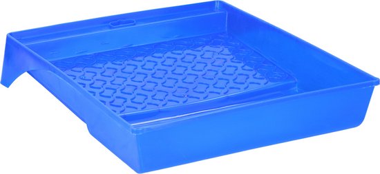 Kinzo Verfbak - lekbak blauw - voor rollers tot 35 x 29 cm | bol