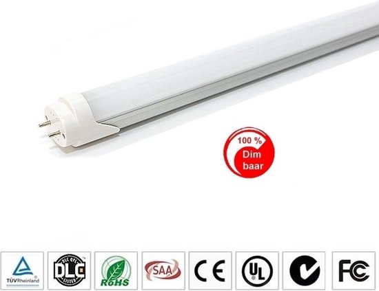 LED TL buis, dimbaar, 150cm Natuurlijk-wit | bol