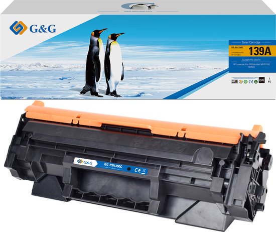 G&G Huismerk W1390A Toner Alternatief voor HP 139A Zwart | bol