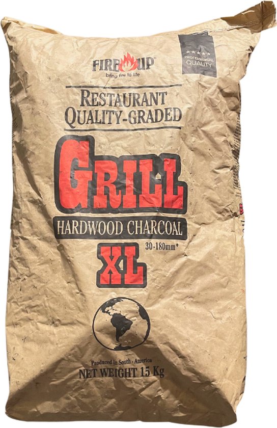 Black Ranche Professionele houtskool zak à 15 kg | bol
