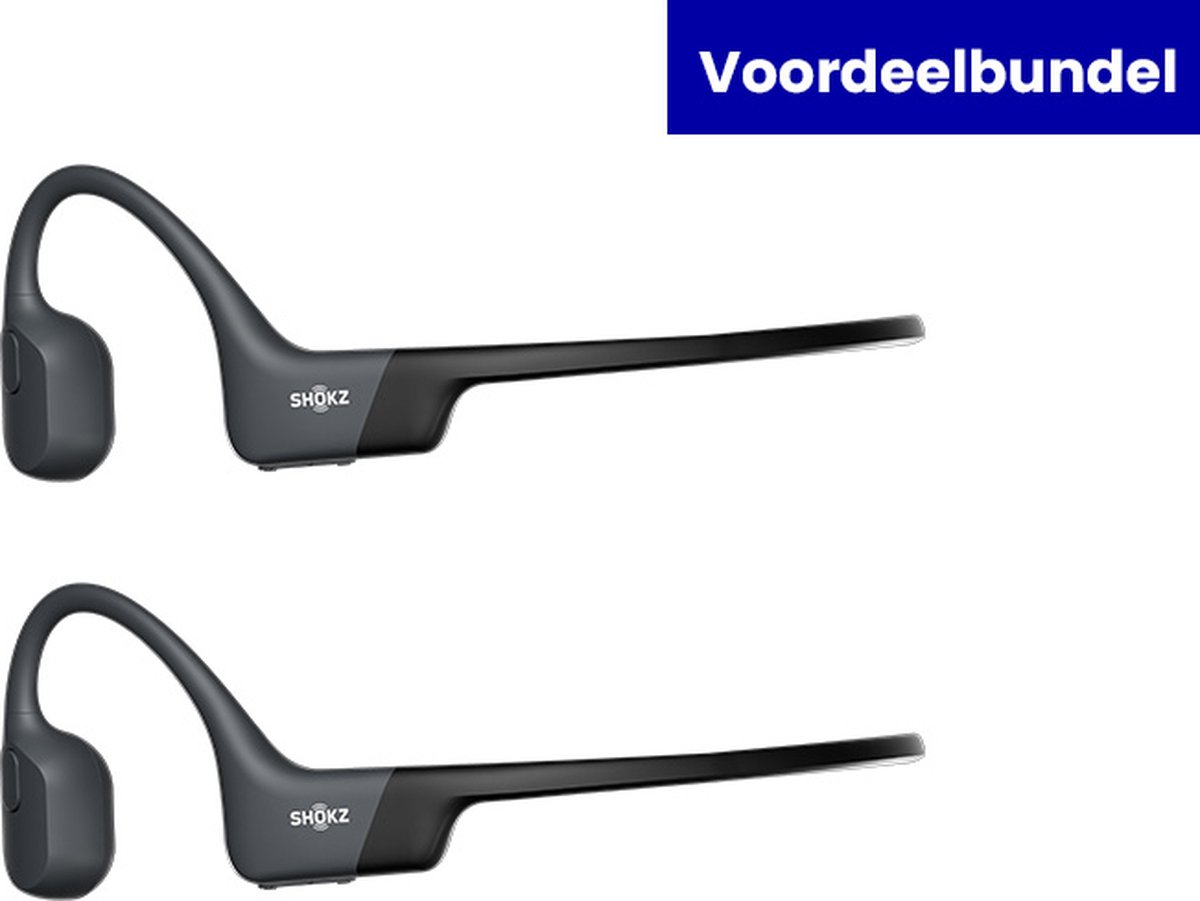2x Shokz OpenRun - Zwart - Voordeelbundel (2 Stuks) | bol.com