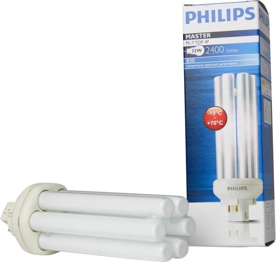 Philips PL-T Top 32W 830 4P (MASTER) | Warm Wit - 4-Pin | bol.com