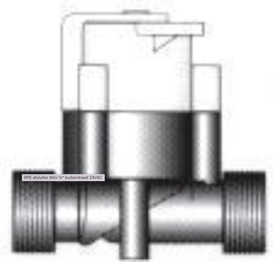 RPE afsluiter mini ½ bu.dr. 24VAC | bol.com