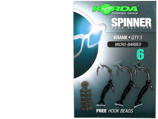 Korda Spinner Hook Sections Kurv - Maat 4 - 3 Stuks | bol