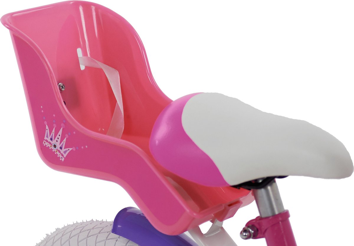 2Cycle Princess Kinderfiets - 16 inch - Roze - met Poppenzitje ...