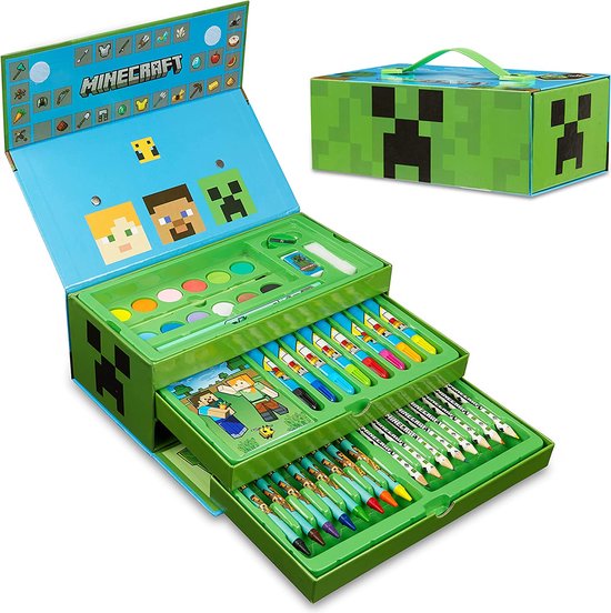 Minecraft Hobbyset - kleursets voor kinderen - 40 stuks | bol