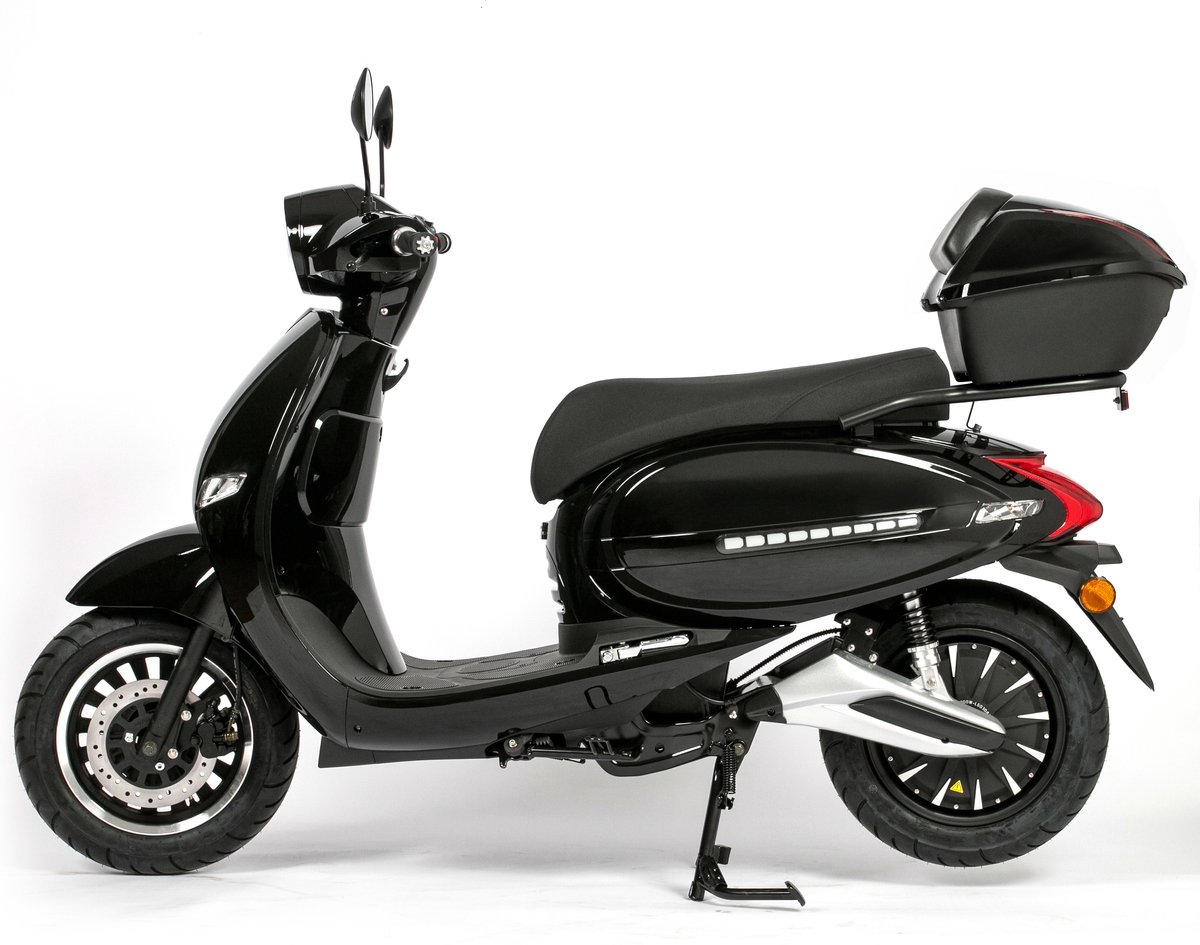 Simpatico Retelli - elektrische scooter - 3000 W - USB - zwart - incl ...