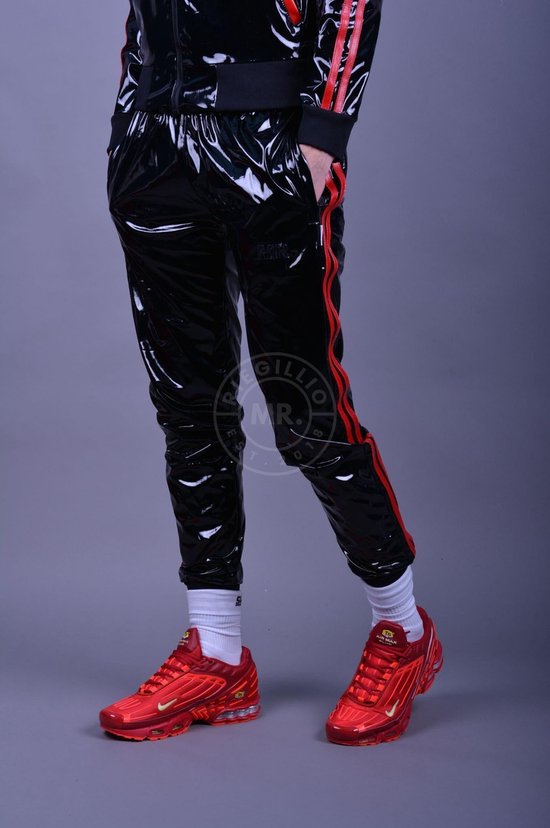 PVC Tracksuit Broek met Rode Strepen | bol.com