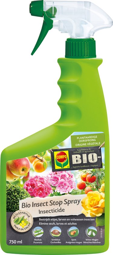 COMPO Bio Insect Stop Spray - insectifuge biologique - combat les oeufs ...