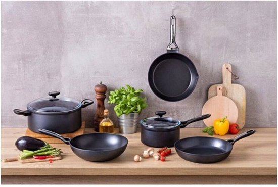 Pyrex Origin+ Wok Pan - Aluminium - Ø28 cm - Grijs | bol