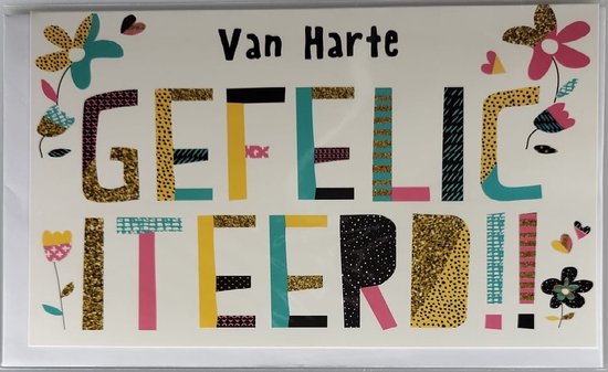 Van harte gefeliciteerd met je verjaardag! Deze kaart is geweldig mooi ...