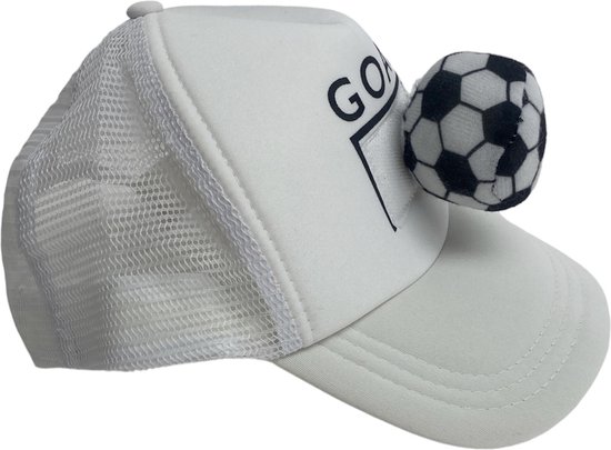 Voetbal Cap Goal EK/WK Voetbal - Wit | bol