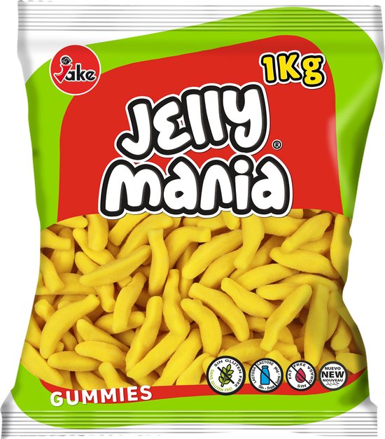 Jake-Halal-Jelly Mania-Bananes 1 kg | bol