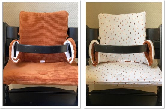 Julé Design Tripp Trapp kussenset cognac / druppel | bol.com