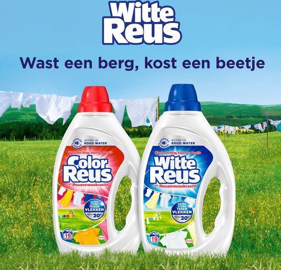 Witte Reus Gel - Vloeibaar Wasmiddel - Witte Was - Grootverpakking - 77 ...