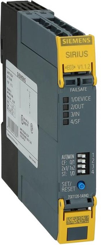 Siemens Sirius safety relay adv elec. 1 en.cir. - 3SK11201AB40 | bol