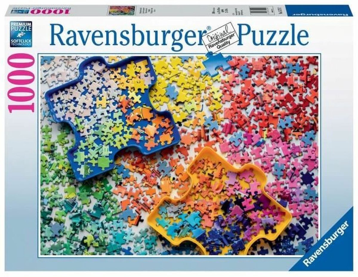 Ravensburger legpuzzel 1000 stukjes puzzelpalet | bol.com
