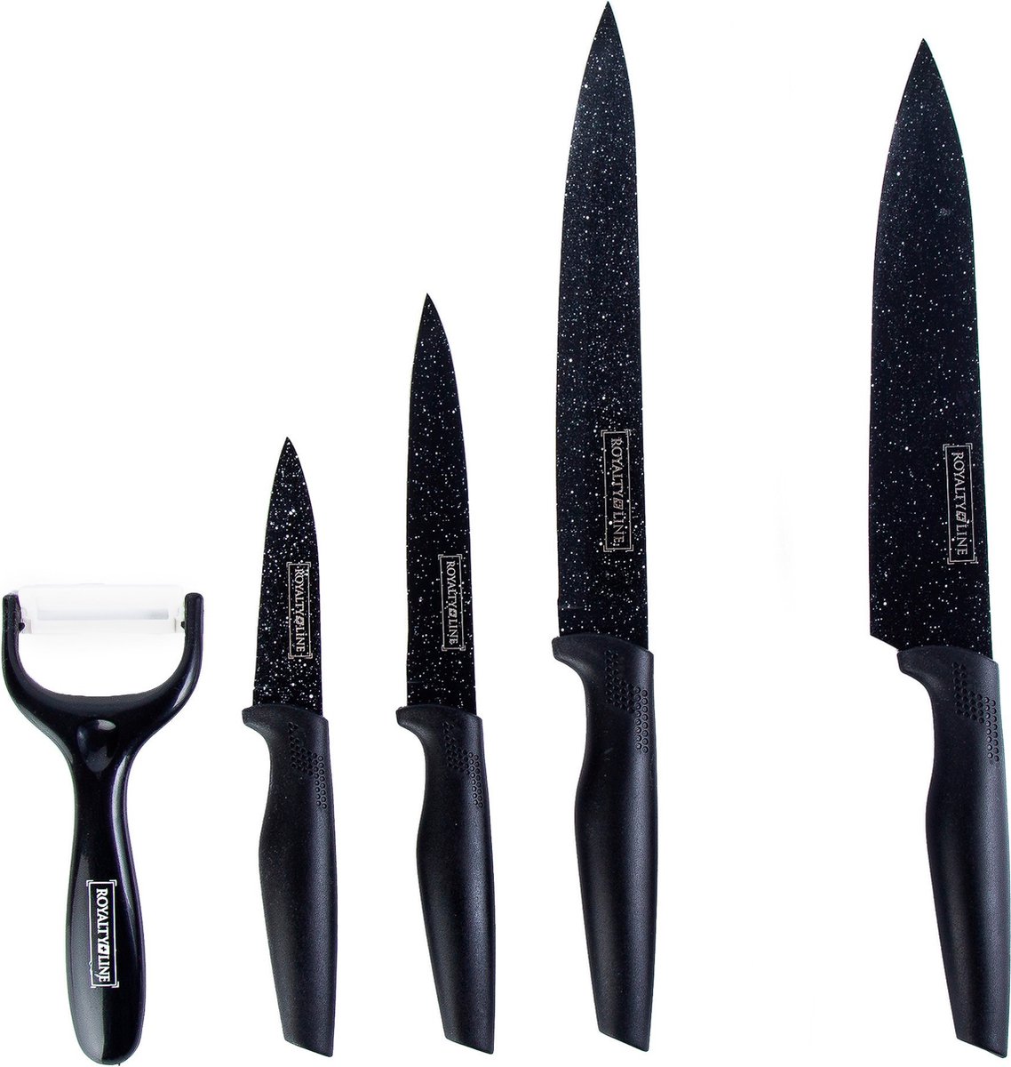 Ensemble de couteaux Royalty Line - Ensemble de 5 couteaux de cuisine ...