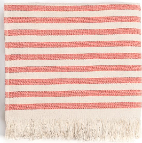 Torres Novas 1845 Strandlaken Barra, Rood - 100 x 180 cm - 100% Katoen ...