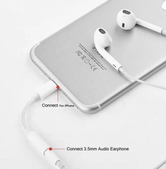 Lightning naar jack geschikt voor iPhone - mini Jack naar lightning ...