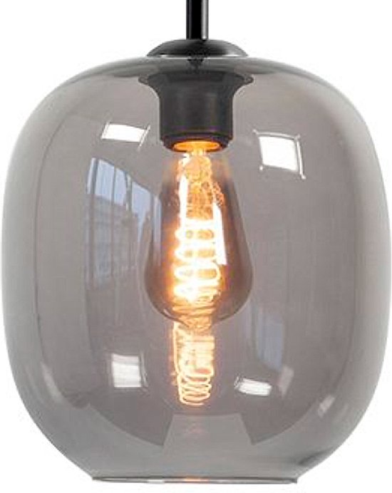 Highlight | Glazen lampenkap | Rook Glas | Ø23 cm | bol