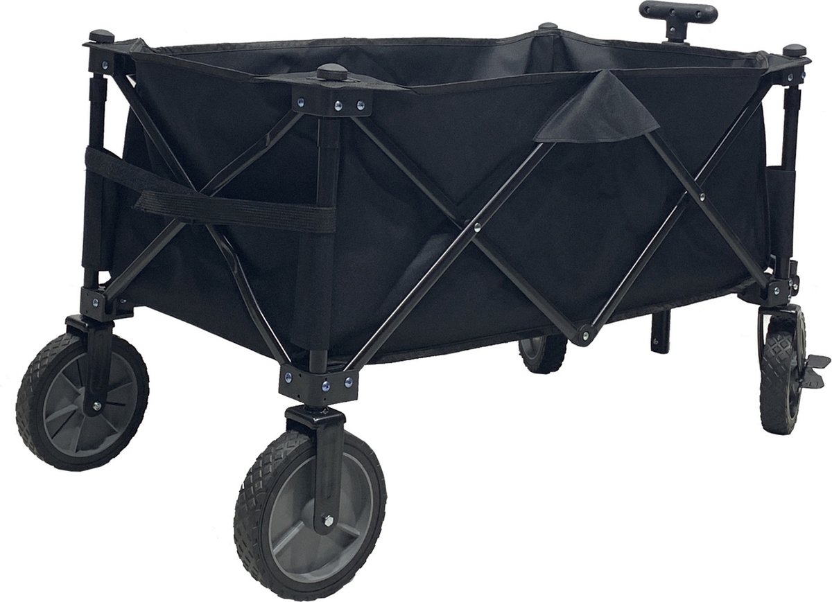 Bolderkar opvouwbaar - draaibare massieve wielen - stevig frame - 80 kg ...
