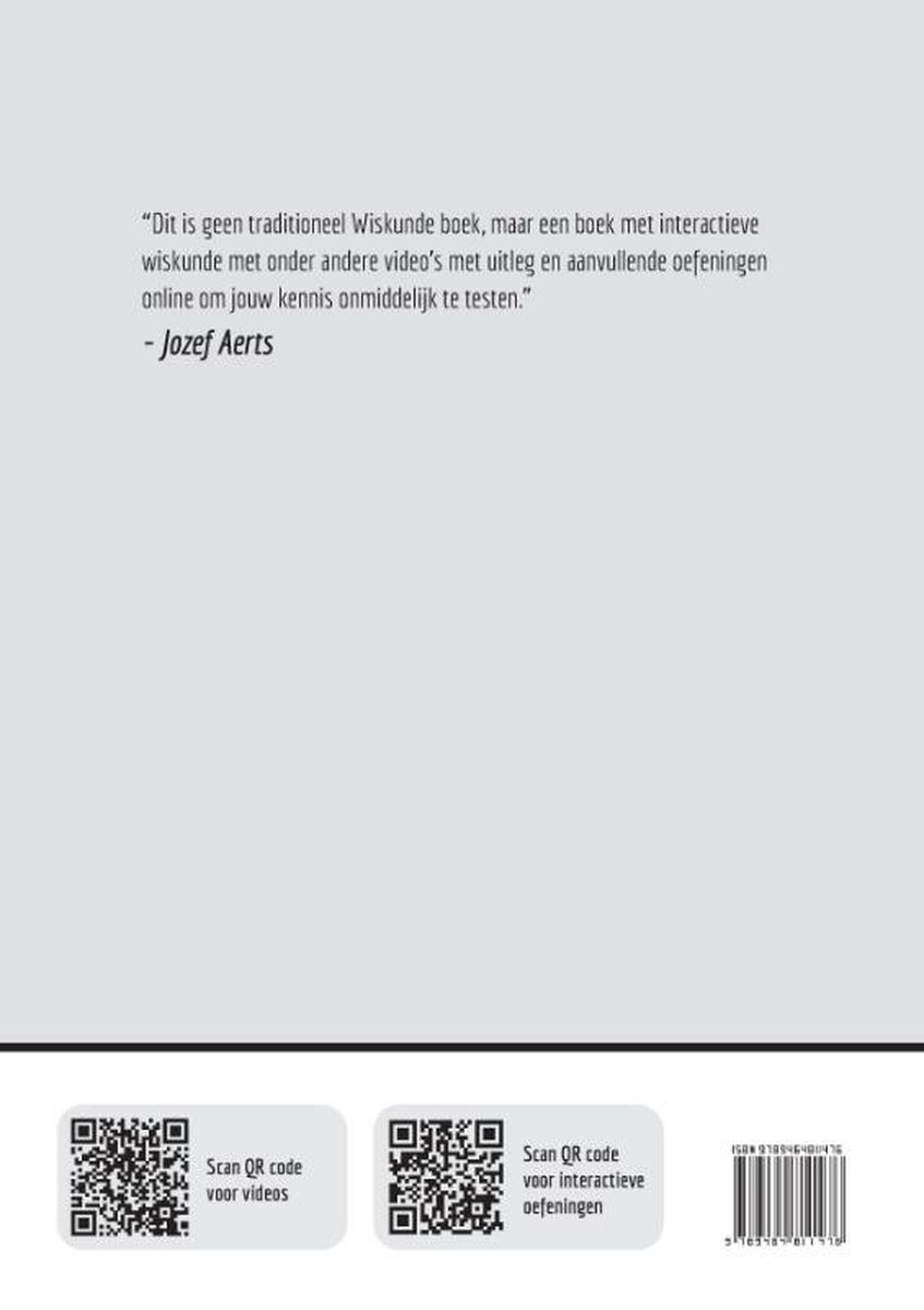 Havo Wiskunde B, Jozef Aerts | 9789464811476 | Boeken | bol