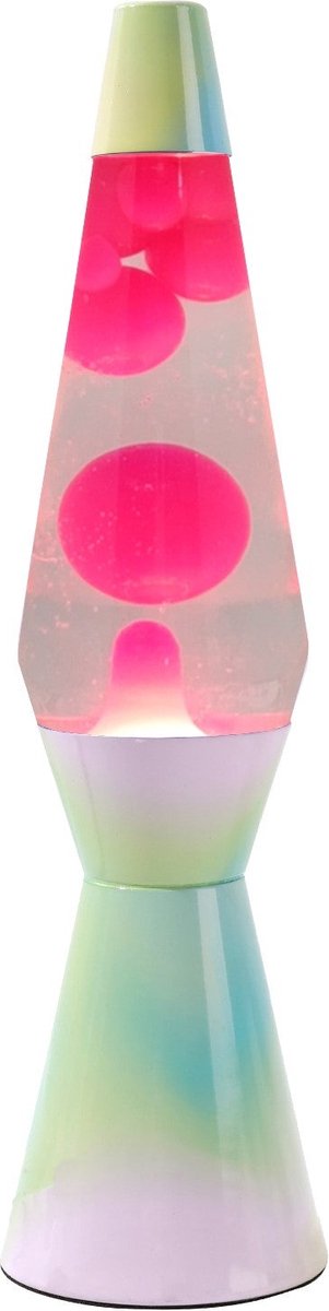 i-Total Lavalamp - Lava Lamp - Sfeerlamp - 40x11 cm - Glas/Aluminium ...