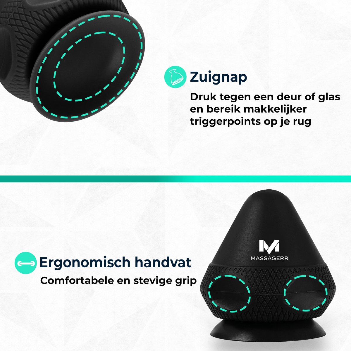 Massagerr® Triggerset - Triggerpoint Pusher Set – Massage voor Triggerpoints – Massage... | bol.com