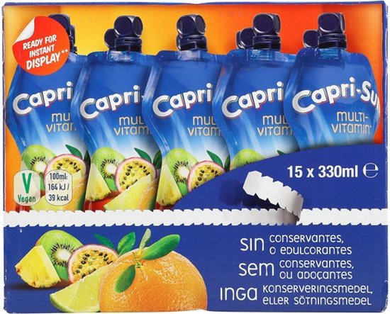 Capri-Sun Multivitamines 33 cl par sachet, barquette 15 sachets | bol.com