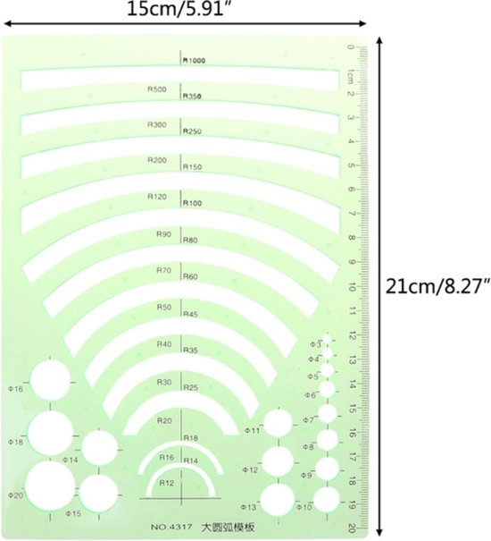 Gabarit orthodrome - gabarit maître rayon - gabarit technique - gabarit ...