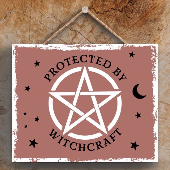 Witch sign - Protected By Witchcraft | bol.com