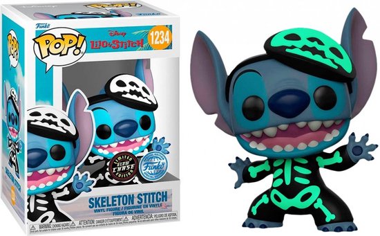 Funko Pop! Disney Lilo & Stitch - Skeleton Stitch #1234 - Exclusive ...