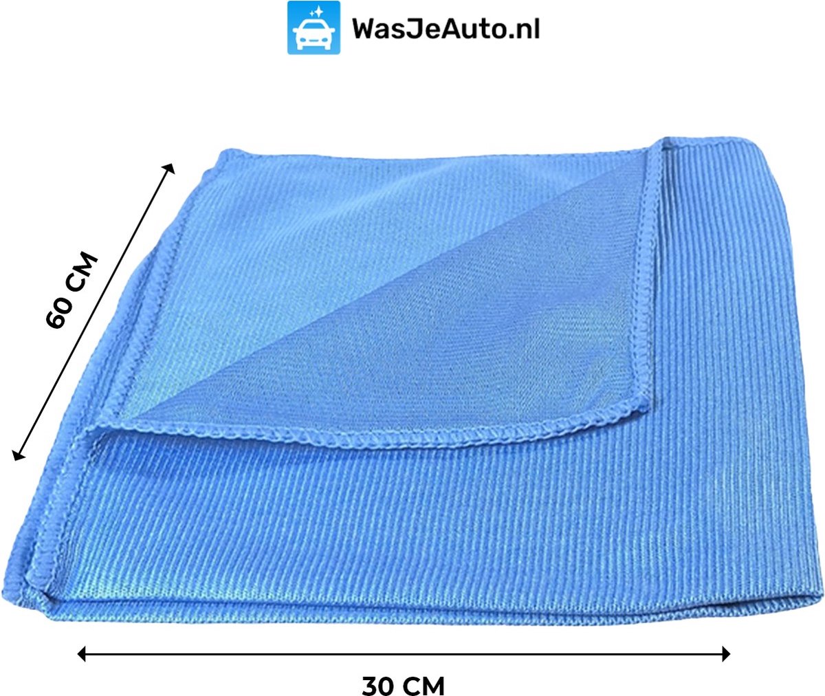Microvezel doek voor ramen 30 x 60 | Blauw | AutoDoek | Auto wassen ...