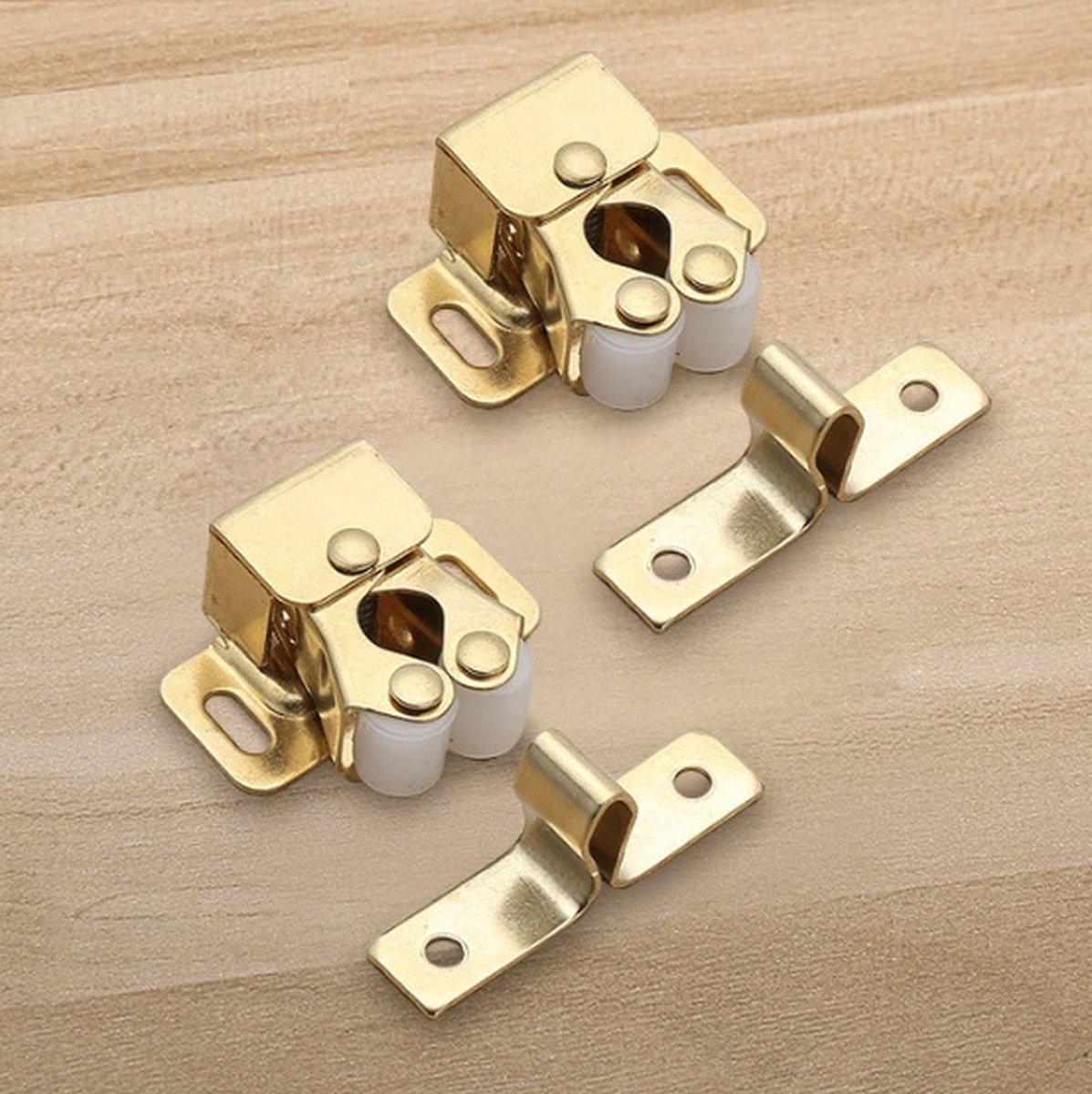 TLVX Meubel Kast Deur Vastzetter Goud 2 sets / Deurklem / Kastklem ...
