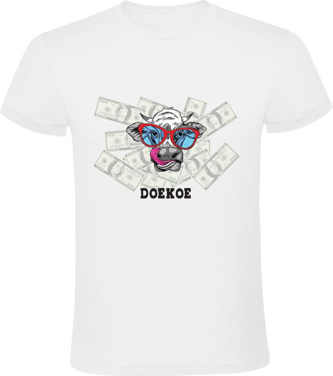 Doekoe Heren T-shirt | geld | money | woordgrap | spreektaal ...