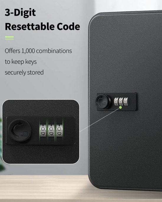 BOTC Sleutelkast - 48 sleutels - Cijferslot - Sleutelkast Met ...