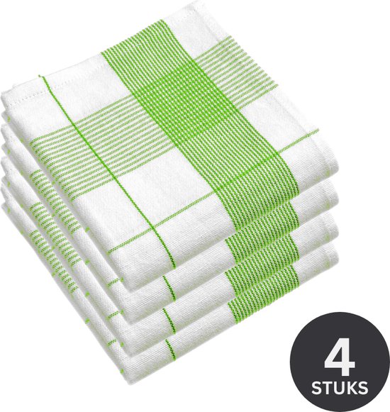 Glazendoek Groen - SET/4 | bol.com