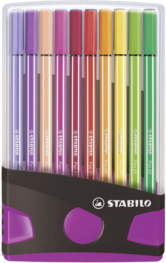 Set Viltstiften Stabilo Pen 68 1 Stuks | bol.com