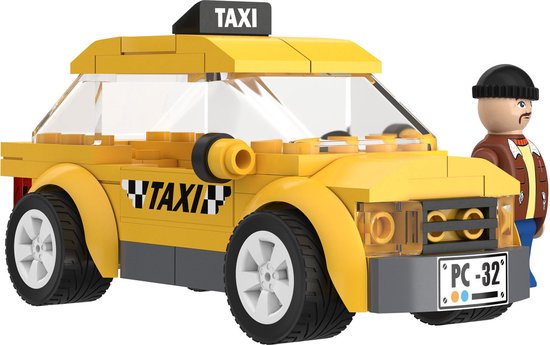 Playtive bouw set 80-delig Taxi auto | bol
