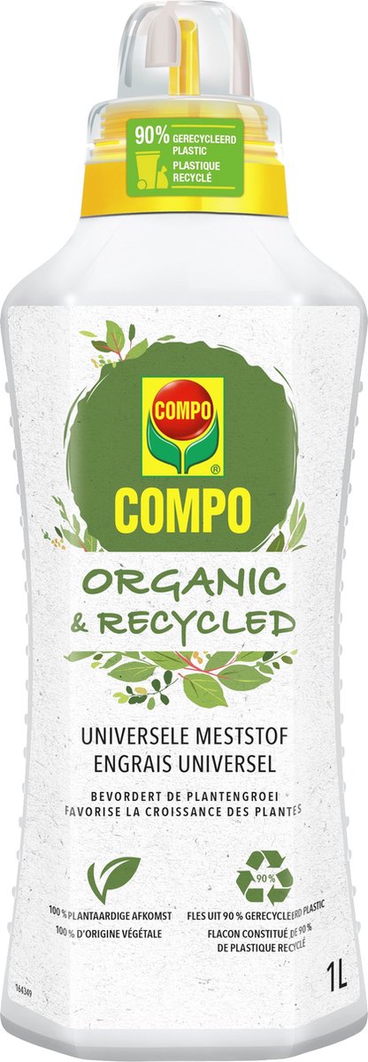 COMPO Organic & Recycled Universele Meststof - 100% organisch - voor ...