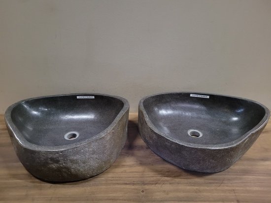 2 wasbakken uit 1 steen Twinset FL21746 | bol.com